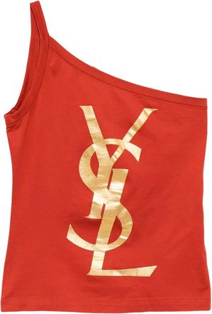 Saint Laurent caraco asymétrique (années 1990-2000) - Rouge