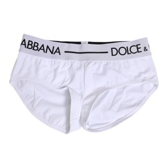 Dolce & Gabbana Logo Waistband Shorts - - Underwear - Damen - Wei&szlig; - S