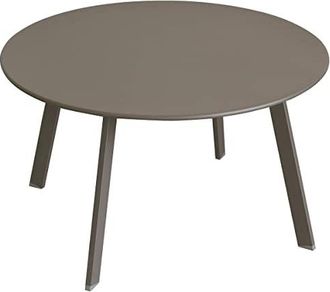 Hesperide Runder Gartenbeistelltisch Saona in Tonka - 70 &times; 40 cm - Tonka Brown