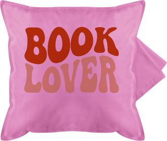 Shirtracer Kissenbezug - Statement - Geschenk Booklover Geschenke B&uuml;cherliebhaber Geschenk B&uuml;cherwurm Geschenkidee Leseratte I Book Lover retro 70er Jahre - 50 x