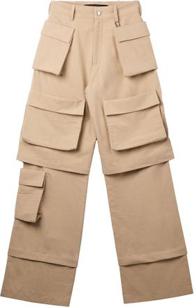 Spencer Badu pantalon cargo Safari - Tons neutres