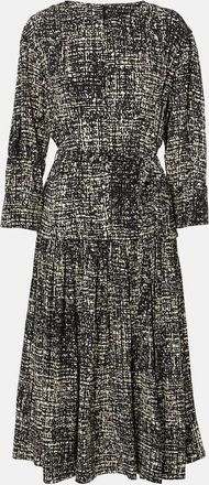 Proenza Schouler Bedrucktes Midikleid Harlow aus Crêpe