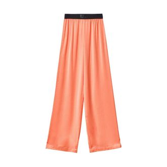 Ga&euml;lle Paris Orangefarbene Hose Stilvoll und Elegant - - Trousers - Damen - Orange - M