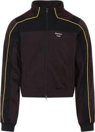 Martine Rose Homme, Vestes, Noir, Taille: L Shrunken Track Jacket