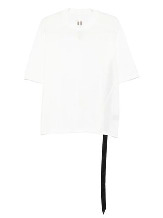 Rick Owens t-shirt Walrus à ourlet asymétrique - Blanc
