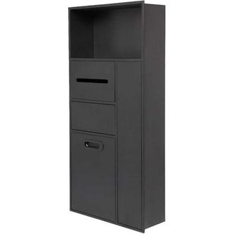 Generic Niche de douche en acier inoxydable 304 - &Eacute;tag&egrave;res de salle de bain encastr&eacute;es imperm&eacute;ables pour organiser les articles de toilette, le papier toilett