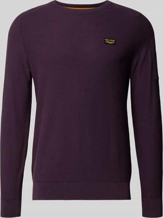 PME Legend Strickpullover mit Label-Detail