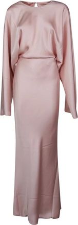 Norma Kamali Femme, Robes, Rose, Taille: 36 FR Reverse Obie Gown