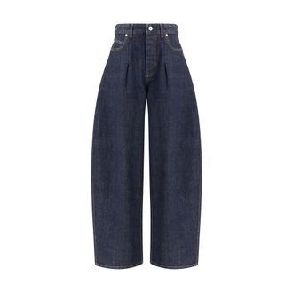 Jacquemus Ballonbein Oversized Jeans - - Jeans - Damen - Blau - W26
