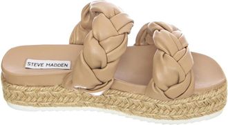 Steve Madden Femme, Chaussures, Rose, Taille: 41 EU Sandali Tomaia intrecciata