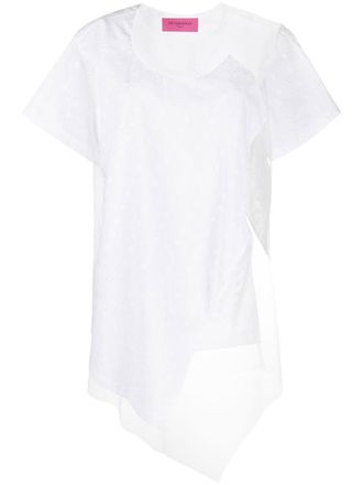 Viktor & Rolf t-shirt Floating Time &agrave; empi&egrave;cement en r&eacute;sille - Blanc