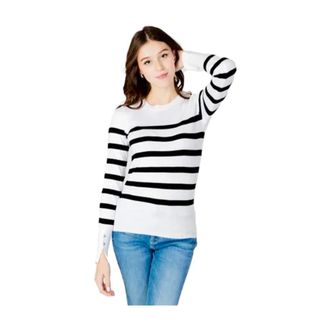 Guess Damen, Strickwaren, Wei&szlig;, LGr&ouml;&szlig;e