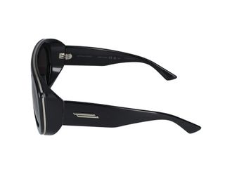Bottega Veneta Unisex Bv1362s Oversized Round Frame Sunglasses Black Injected