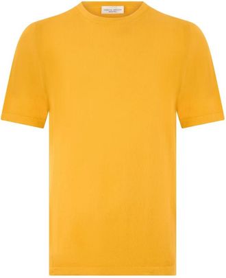 Roberto Collina Homme, Tops, Jaune, Taille: M Pull Ras du Cou