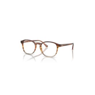 Ray-Ban Rb5417 Optics Braun Gestreift & Gelb Fassung Klar Glas Polarisiert 50-19