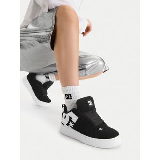 DC Sneakers DC Shoes EO-COURT GRAFFIK PLATFORM DC02422004 Schwarz