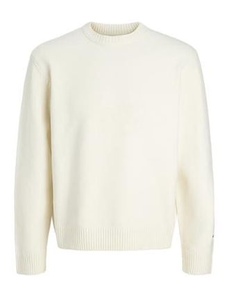 Jack & Jones Jornorrebro Knit Crew Neck Sn, Cr&egrave;me, M