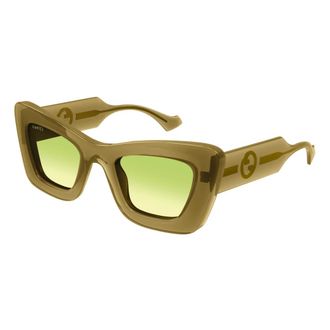 Gucci Gg1552S Sonnenbrille - - Accessories - Damen - Gelb - 49 MM
