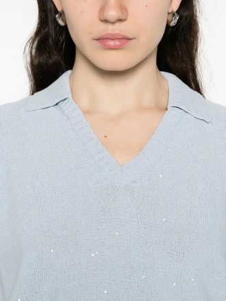 PANICALE Womens Embellished Top Ss26 W