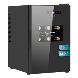 Cecotec Cecotec - Vinoteca Bolero GrandSommelier 1550 CoolCrystal. Weinkeller f&uuml;r 15 Flaschen, einstellbare Temperatur von5-18&ordm;C, thermoelektrische K&uuml;hlung