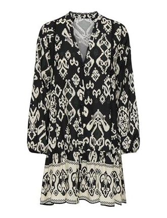 Only Carmakoma Caraja Ls Robe WVN Noos, Noir, 54
