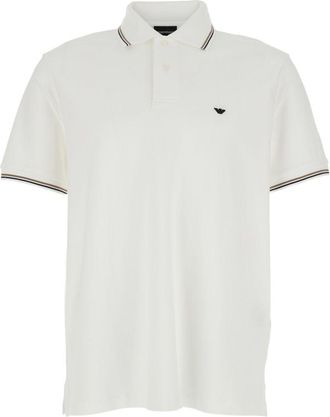 Emporio Armani Polo en coton &agrave; logo Emporio Armani