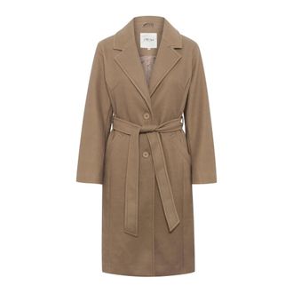 Cream Manteau &Eacute;l&eacute;gant Classique Sepia Tint - Femme - Manteaux - Brun - Taille: 42 FR