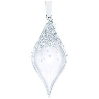 Swarovski Christmas Ornament, Kristall, transparent, 10.3 x 4.5 x 4.5 cm