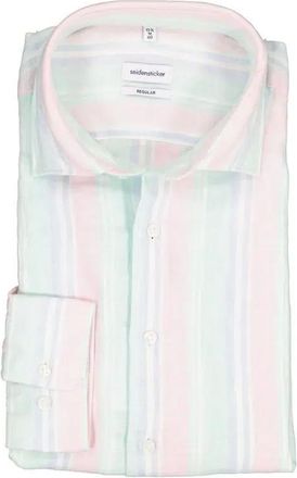 Seidensticker Seidensticker Herren Hemd mehrfarbig Leinen