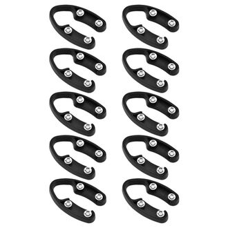 Cabilock Kapselschneider Weinflaschen Foil Wein Cutter Wein Folienschneider Weinzubehör für Entfernen von Alufolie von Weinflaschen 10 Stück Schwarz