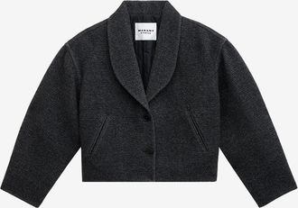 Isabel Marant Manteau Lanna - Femme - Anthracite - Taille 34 - Marant Étoile