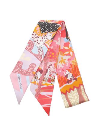 Hermès écharpe En Liberté! (années 2020) - Rose