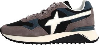 W6YZ W6Yz, Homme, Chaussures, Multicolore, Taille: 44 EU Baskets en tissu technique gris/noir