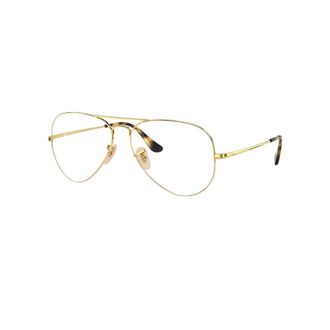 Ray-Ban unisex, Accessoires, Jaune, Taille: 55 MM Aviator Classic Rb6489