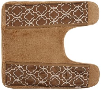 Popular Bath Contour Bath Rug, Spindle Collection, 23 x 10.5, Gold