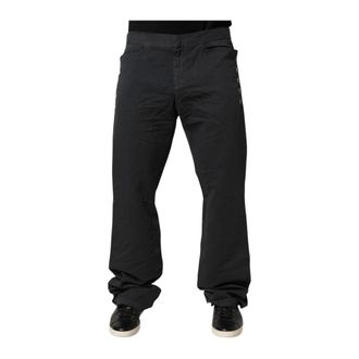 Just Cavalli Gerade geschnittene Mid Waist Jeans im Denim-Look - - Trousers - Herren - Schwarzk - 2XL