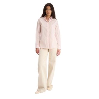 Ines De La Fressange Femme, Blouses et Chemises, Rose, Taille: 40 FR Martin Shirt