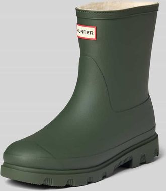 Hunter Gummistiefel mit Label-Detail