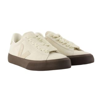 Veja Womens Campo Bold Sneaker Beige Calfskin