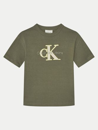 Calvin Klein Jeans T-Shirt IB0IB02361 Grün Regular Fit
