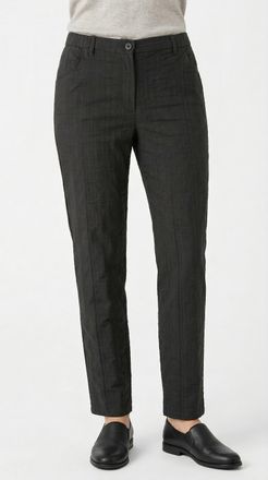 KjBrand Stretch-Hose KJBRAND Babsie, Damen, Gr. 42, N-Gr, schwarz gestreift, Web, Obermaterial: 47% Baumwolle, 45% Polyester, 6% Viskose, 2% Elasthan, regular