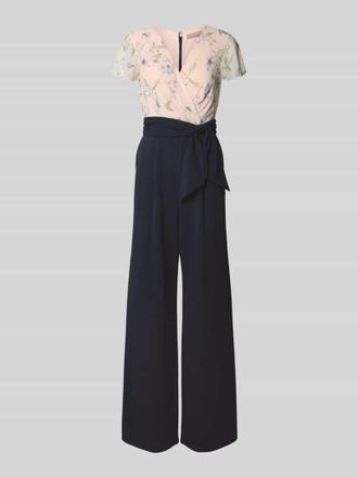 Christian Berg Cocktail Jumpsuit mit V-Ausschnitt