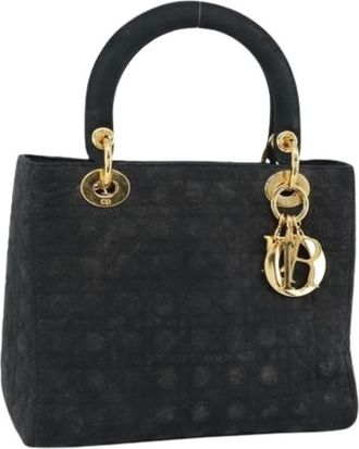 Dior Sac &agrave; main Pre-owned en toile - Femme - Pre-owned - Noir - Taille: ONE Size