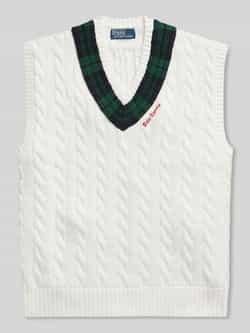 Polo Ralph Lauren Regular Fit Pullunder aus reiner Baumwolle