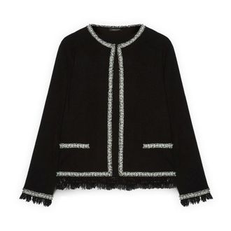 Fiorella Rubino Damen, Strickwaren, Schwarzk, XLGröße