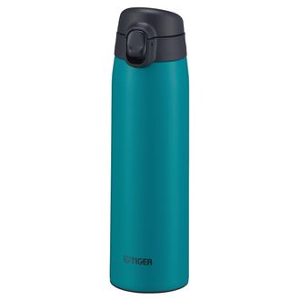 Tiger MCT-K Thermosflasche, 500 ml, Self-Locking One-Push-&Ouml;ffnung, automatische Verriegelung, BPA-frei, 24 Stunden kalt und 12h hei&szlig;, entworfen in Japan, Vi