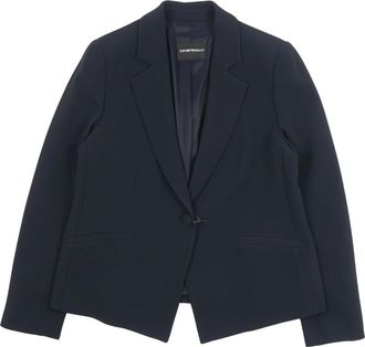 Emporio Armani Femme, Vestes, Bleu, Taille: 42 FR Blazers