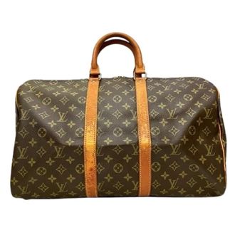 Louis Vuitton unisex, Pre-owned, Brun, Taille: ONE Size Pre-owned Keepall Monogram Boston Bag