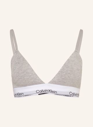 Calvin Klein Triangel-Bh Icon Cotton Modal grau