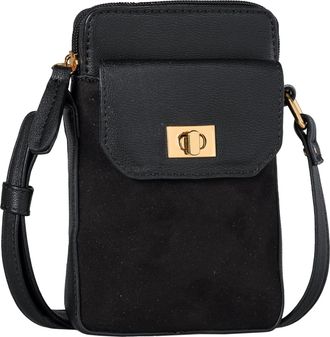 Tom Tailor Taya Damen Handytasche Umhängetasche Mittelgroß Schwarz